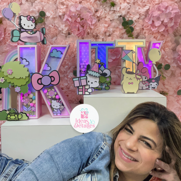 MAXI LETRAS HELLO KITTY – ABC + DISEÑOS DE HELLO KITTY – ideasydetalles