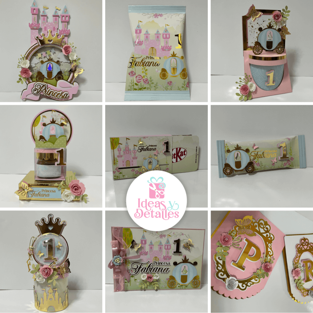 2DA PARTE – KIT CASTILLO – PRINCESA . STUDIO Y SVG – ideasydetalles